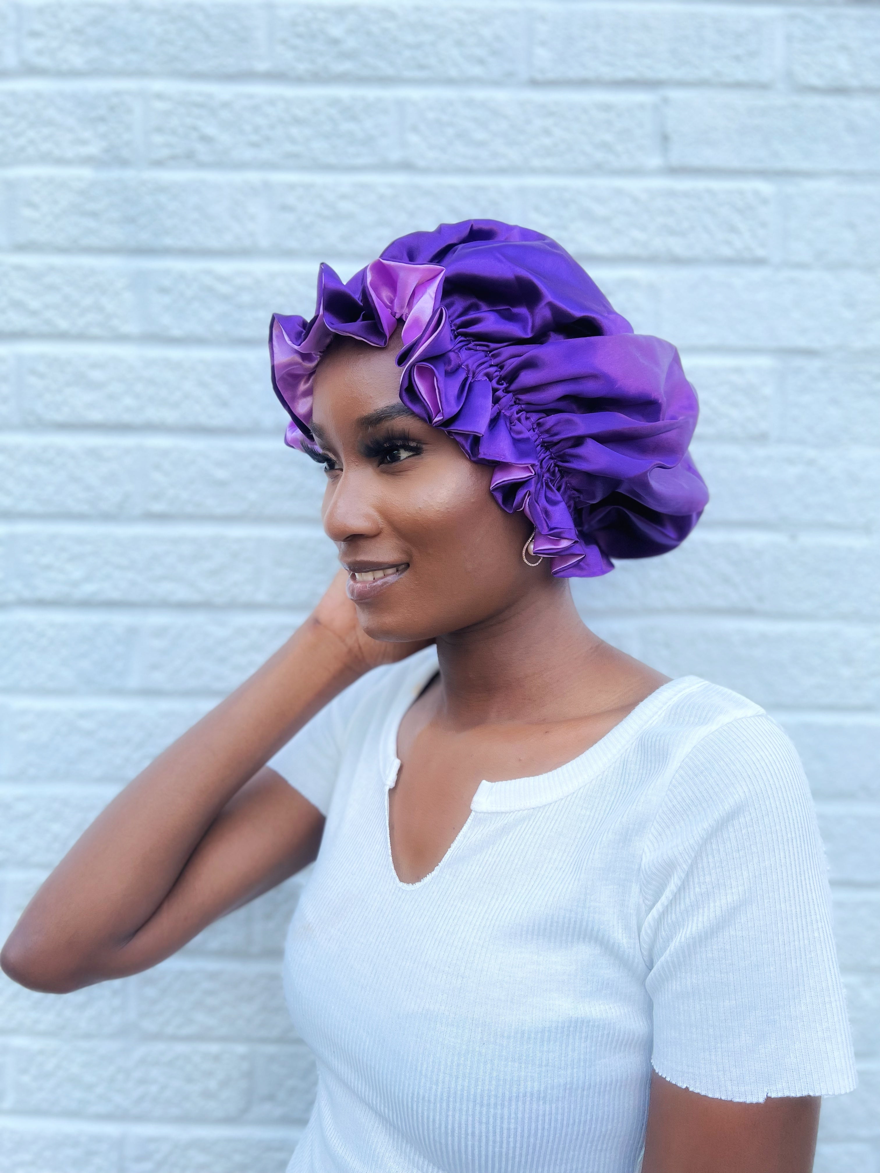 Adaku Luxury Ruffle Edges Bonnets – Joyous Luxurious